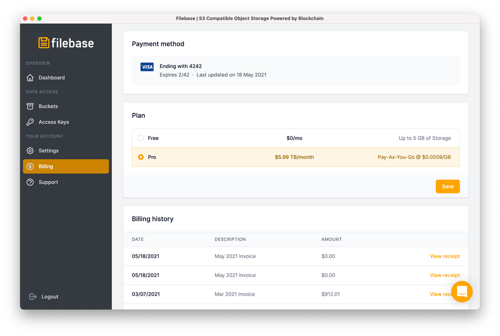 Introducing the new and improved Filebase dashboard!