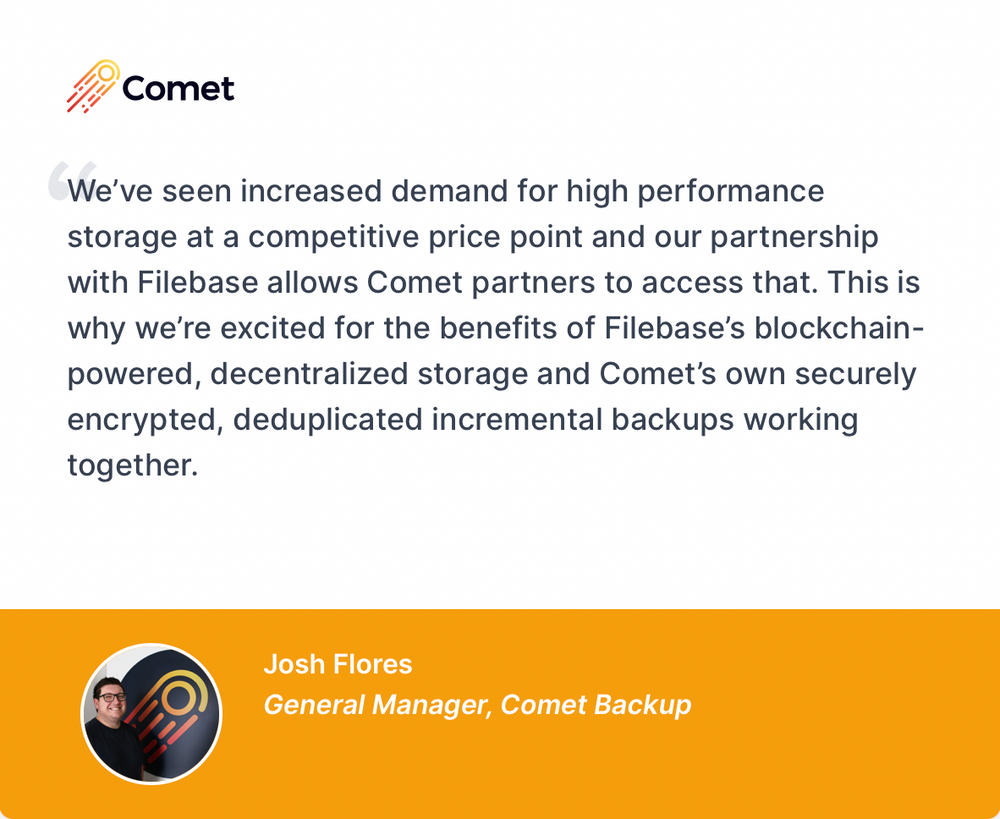 Enabling Secure & Cost-Effective Backups with Comet Backup