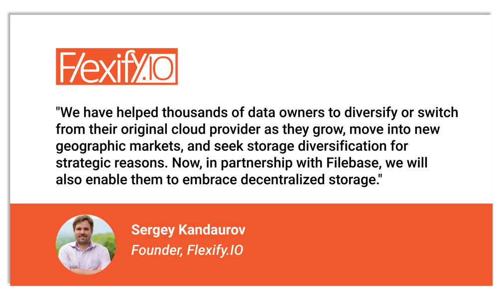 Migrate Data from Web2 to Web3 with Filebase and Flexify.IO